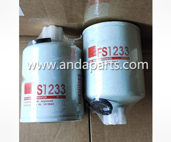 Good Quality Fuel Water Separator Filter For Fleetguard FS1233
