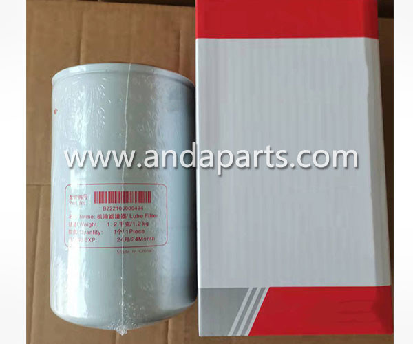Good Quality Oil Filter For SANY B222100000494