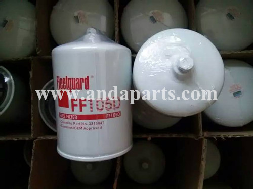 GOOD QUALITY FLEETGUARD FUEL FILTER FF105D